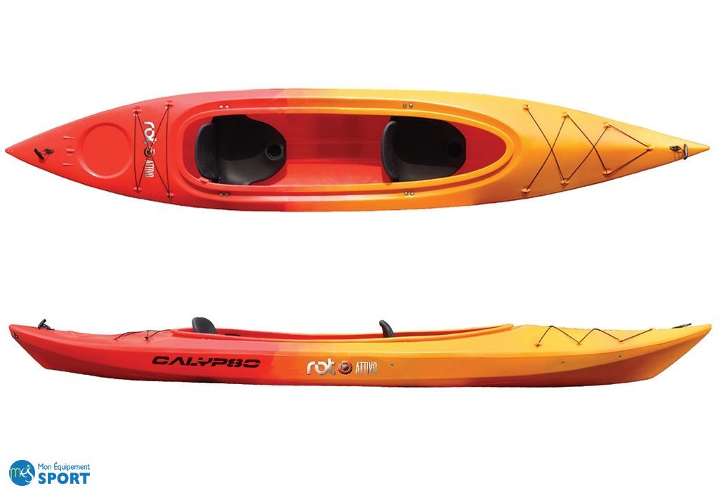 Kayak de mer double Calypso Basic 460 x 80 x 40 cm - - Roto