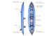Kayak gonflable Tortuga 2 places 386 x 86 cm - - Zray