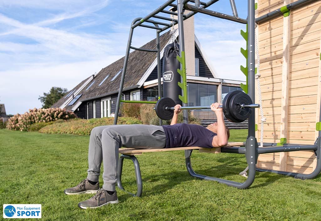 Chandelles porte haltères pour station de musculation – Monkeybar ...