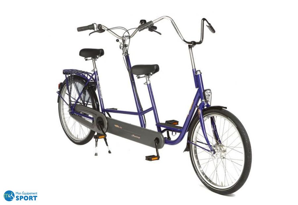 Vélo tandem Nindo 7 vitesses Shimano Nexus - Descheemaeker