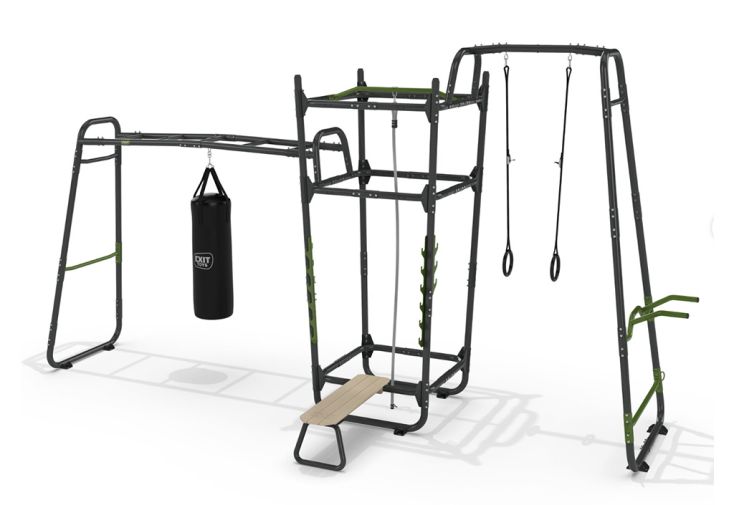 Station de musculation extérieure en acier – Powerstation PS610 - Exit Toys